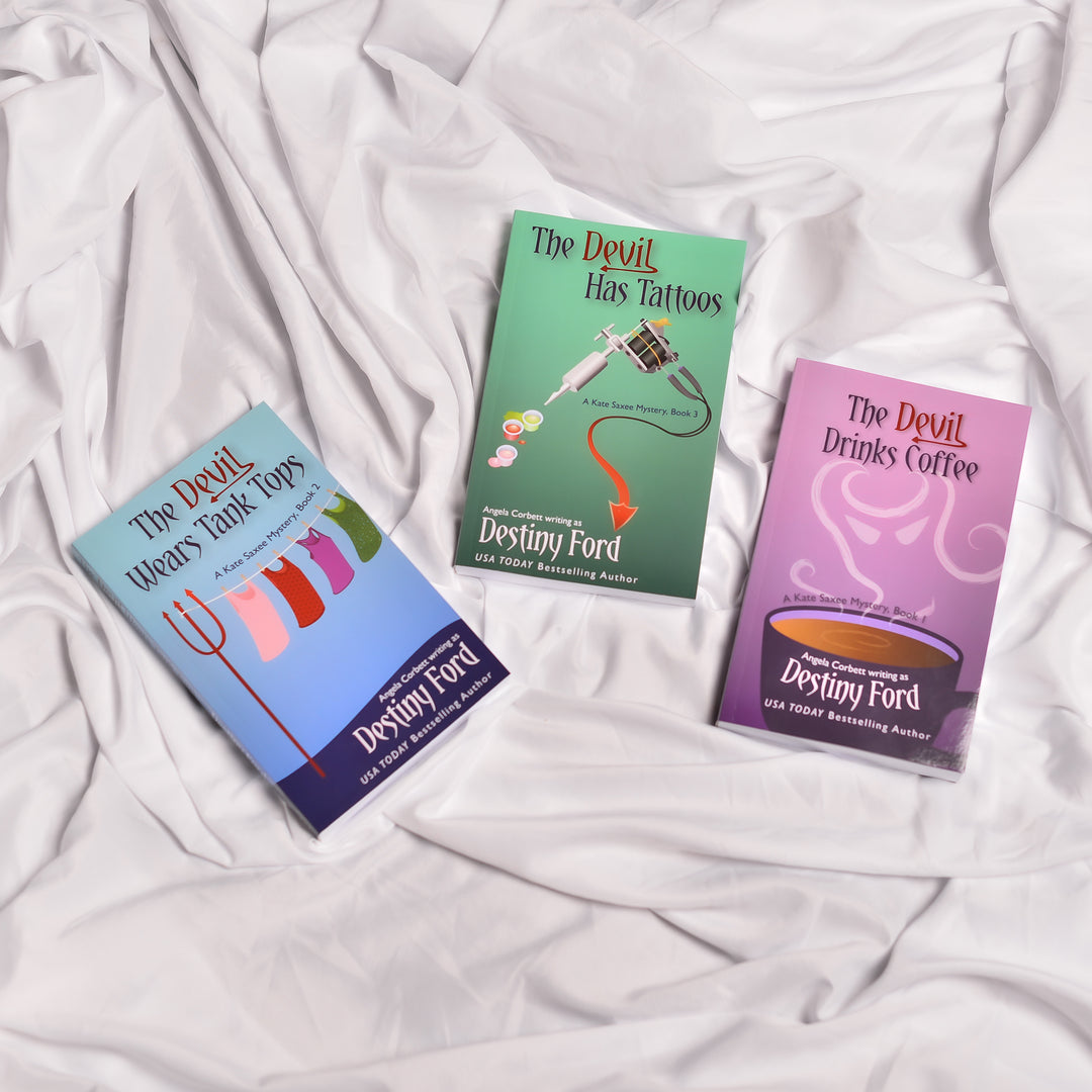 The Devil Drinks Coffee, A Kate Saxee Mystery Series (Book 1) – Angela Corbett Shop