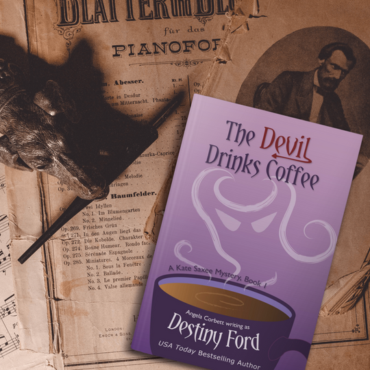 The Devil Drinks Coffee, A Kate Saxee Mystery Series (Book 1) – Angela Corbett Shop